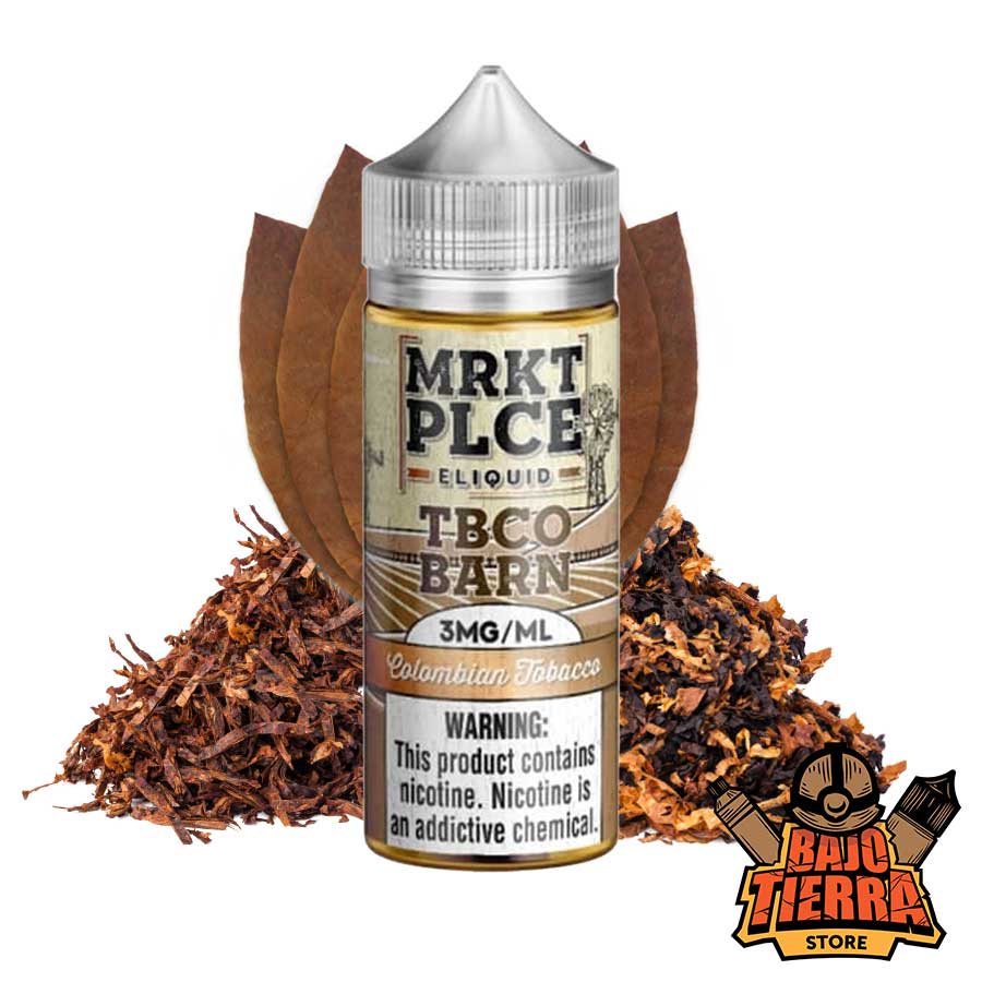 Colombian Tobacco TBCO Barn 100 ml | MRKT PLCE – Bajo Tierra Store